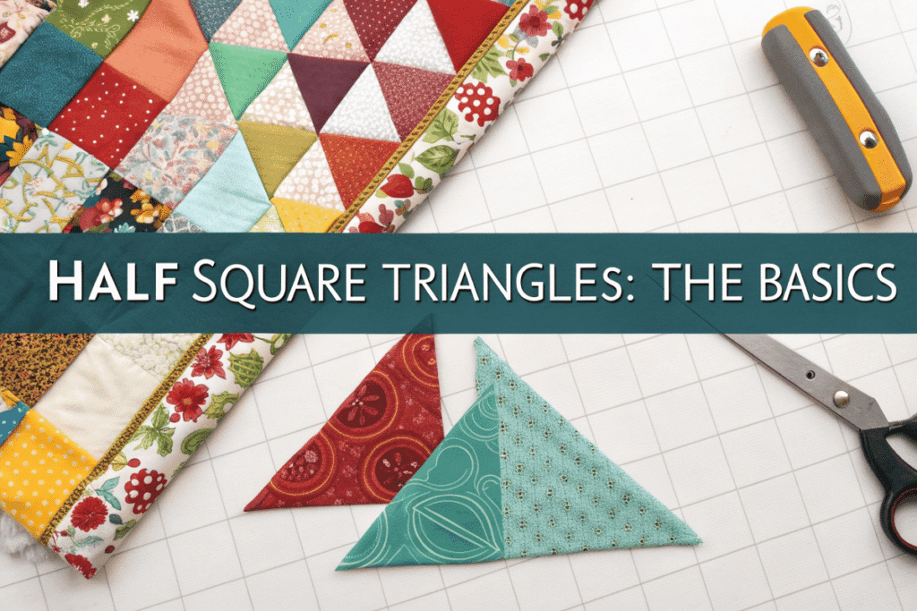 How to Make Half Square Triangles: Easy Tutorial for Quilting Beginners
